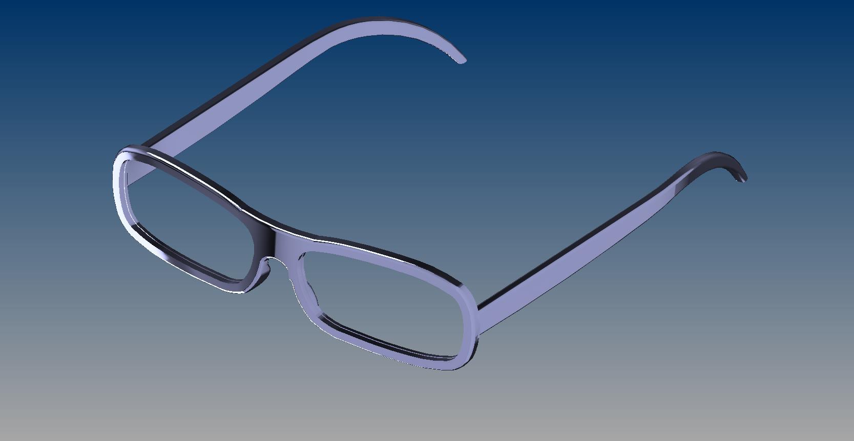 Free STL file Glasses frame・3D printer design to download・Cults