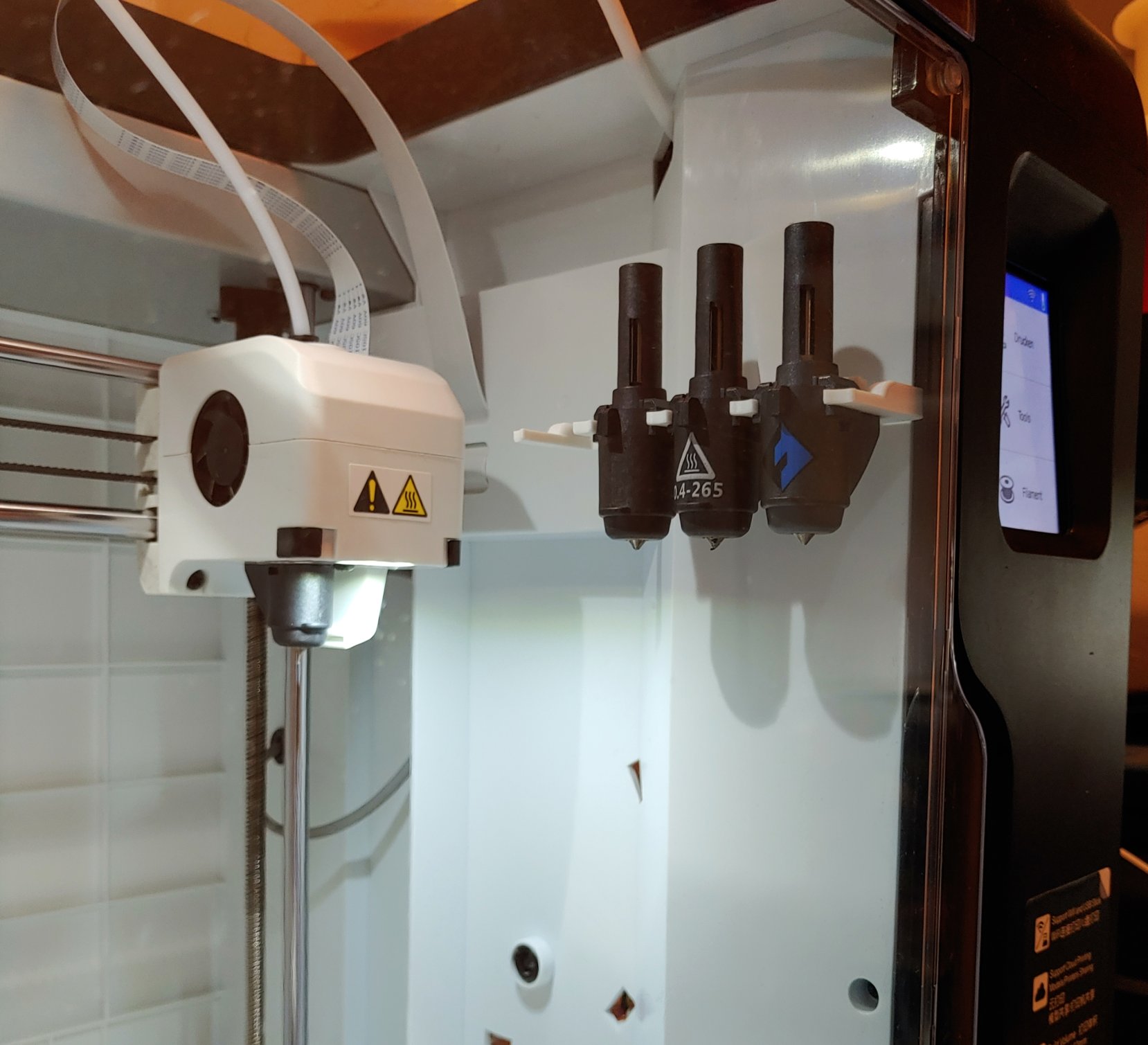 STL file flashforge adventurer 3 - Nozzle/tool changer - Tool register ...