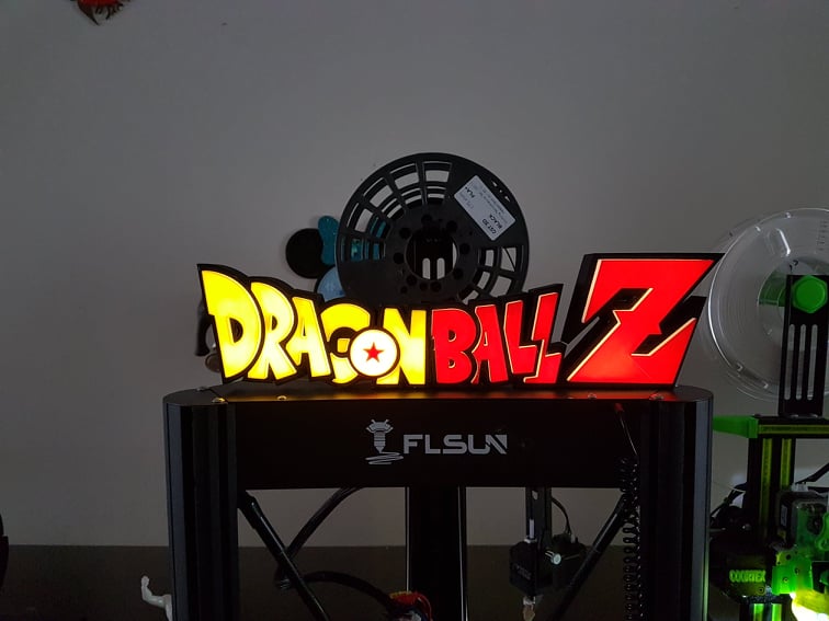 STL file dragonball z led lamp・3D printable design to download・Cults
