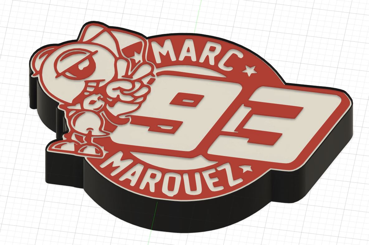 STL-Datei Lampe Marc Marquez 👽・3D-Druckvorlage zum Herunterladen・Cults