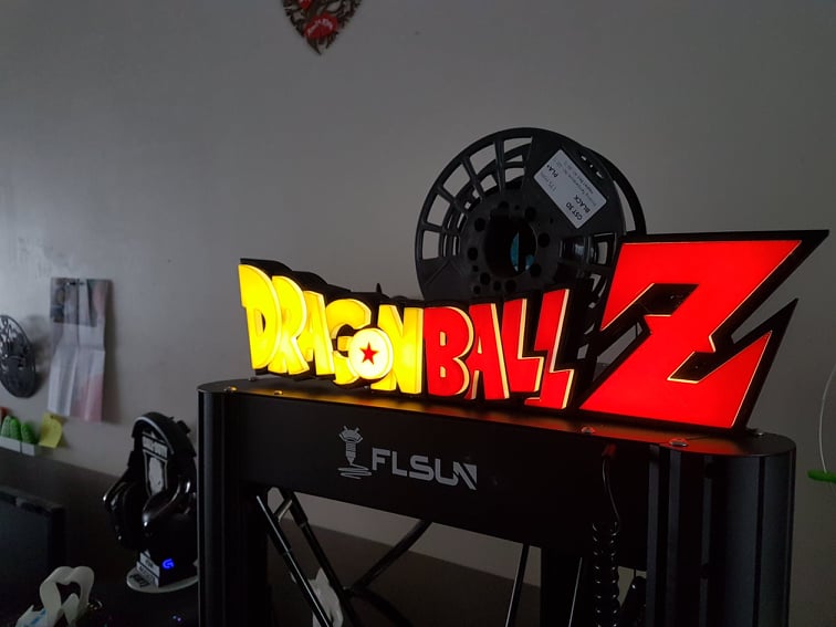 STL file dragonball z led lamp・3D printable design to download・Cults