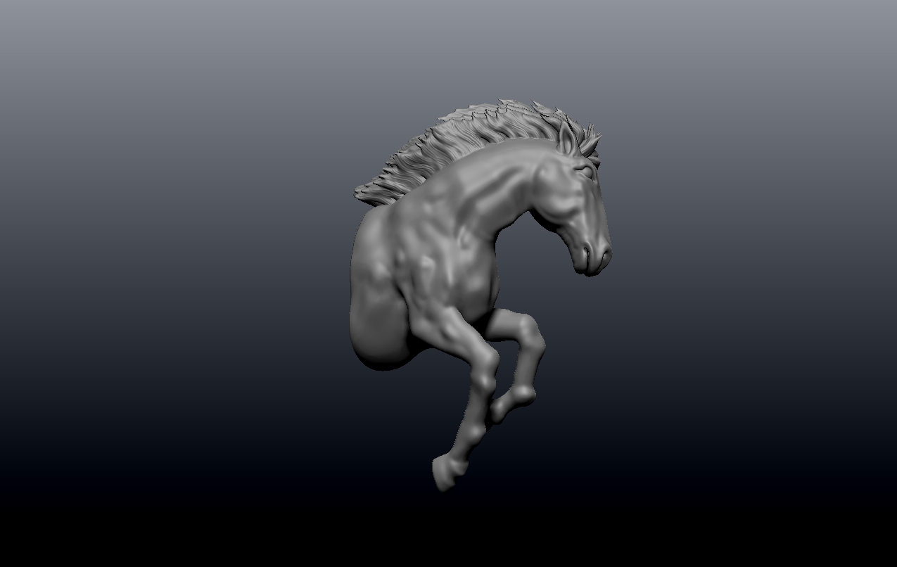 STL file RUNNING HORSE・3D print design to download・Cults