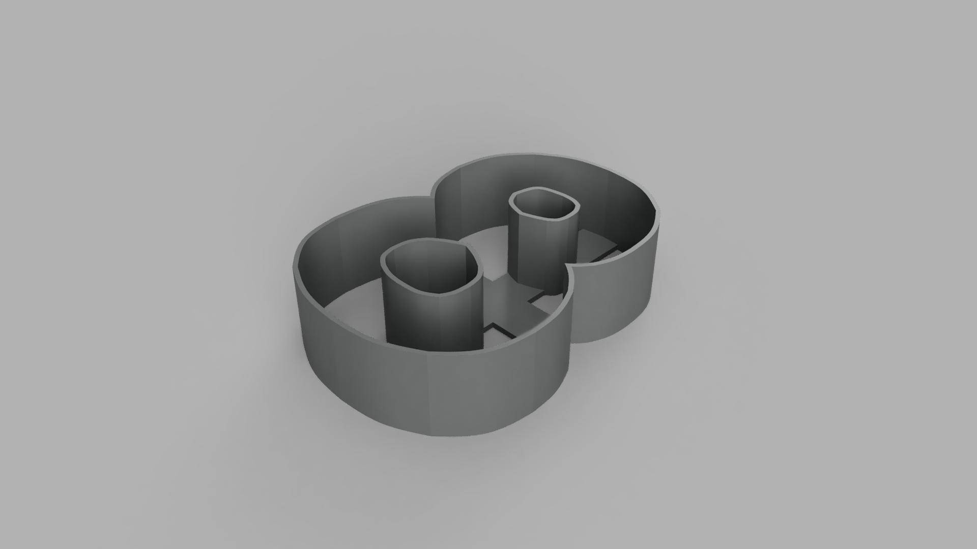 STL file Cookie Cutter Number 8・3D print design to download・Cults