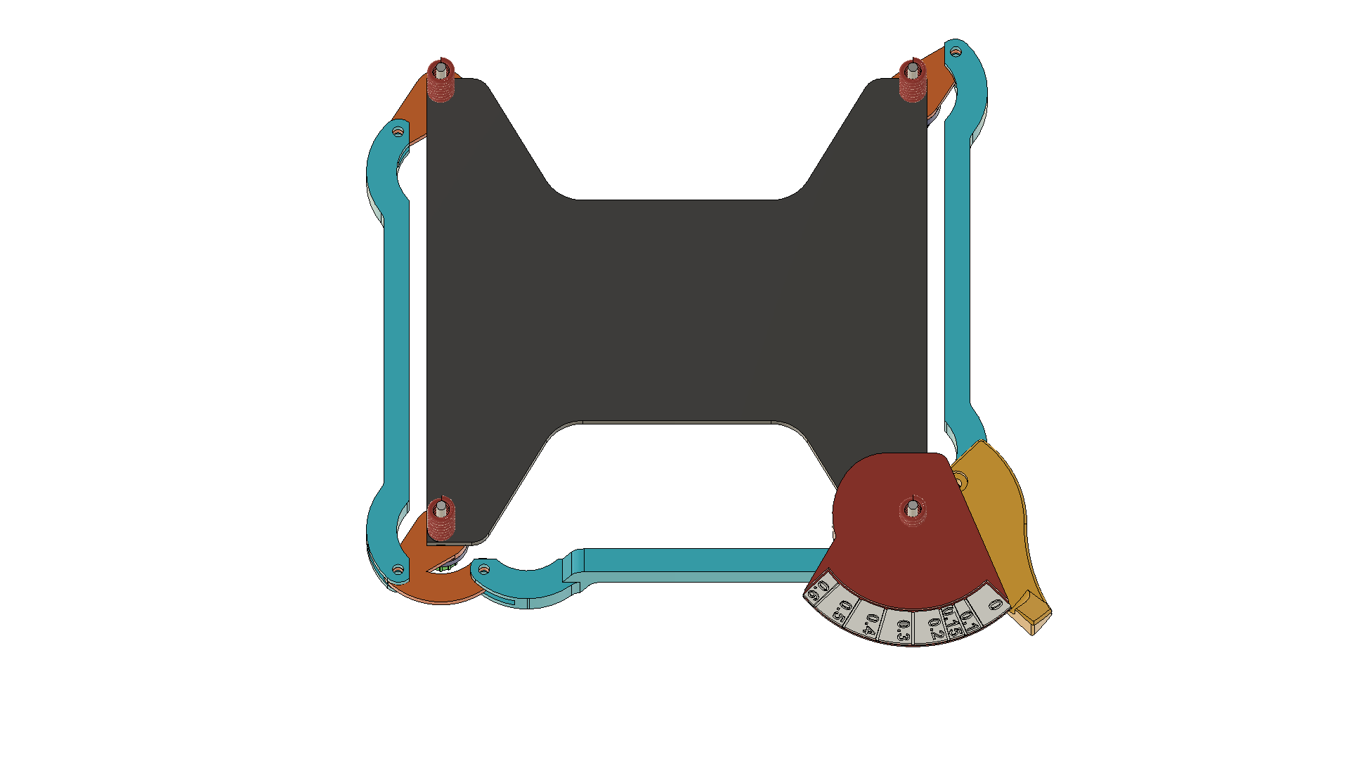 Download free STL file adjustable build plate for 3d printer • 3D ...