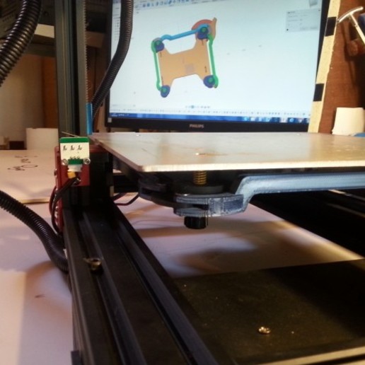 Download free STL file adjustable build plate for 3d printer • 3D ...