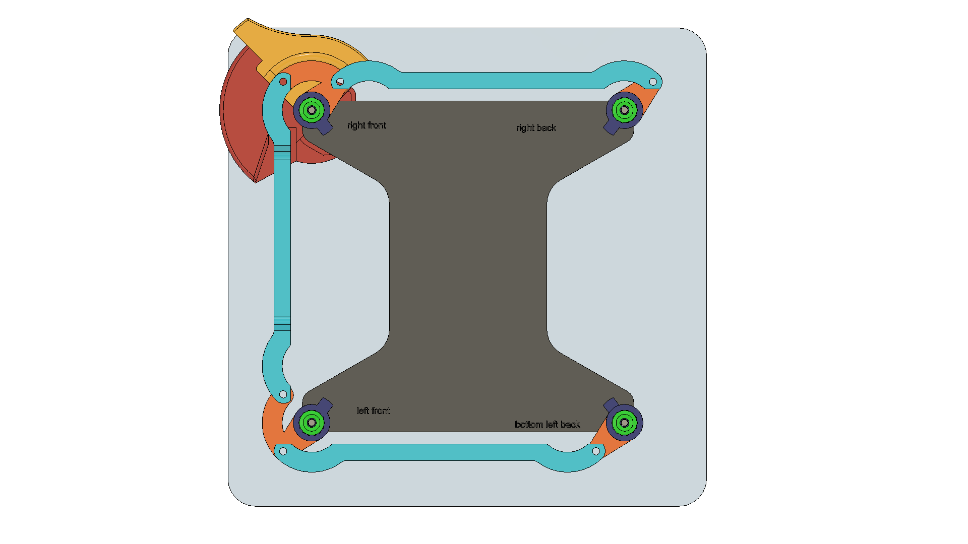 Download free STL file adjustable build plate for 3d printer • 3D ...