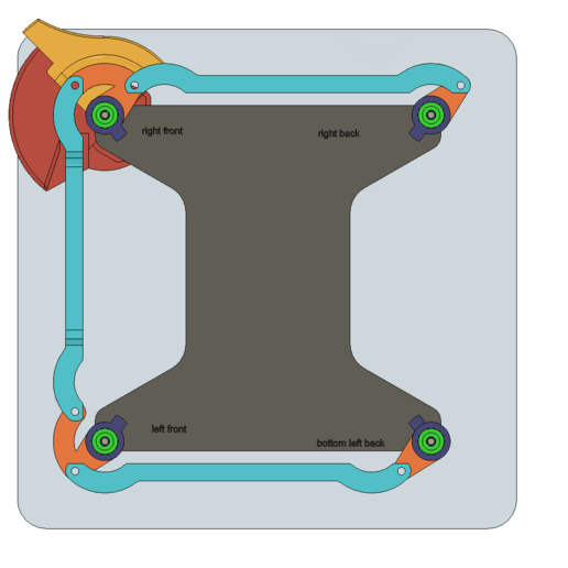 Download free STL file adjustable build plate for 3d printer • 3D ...