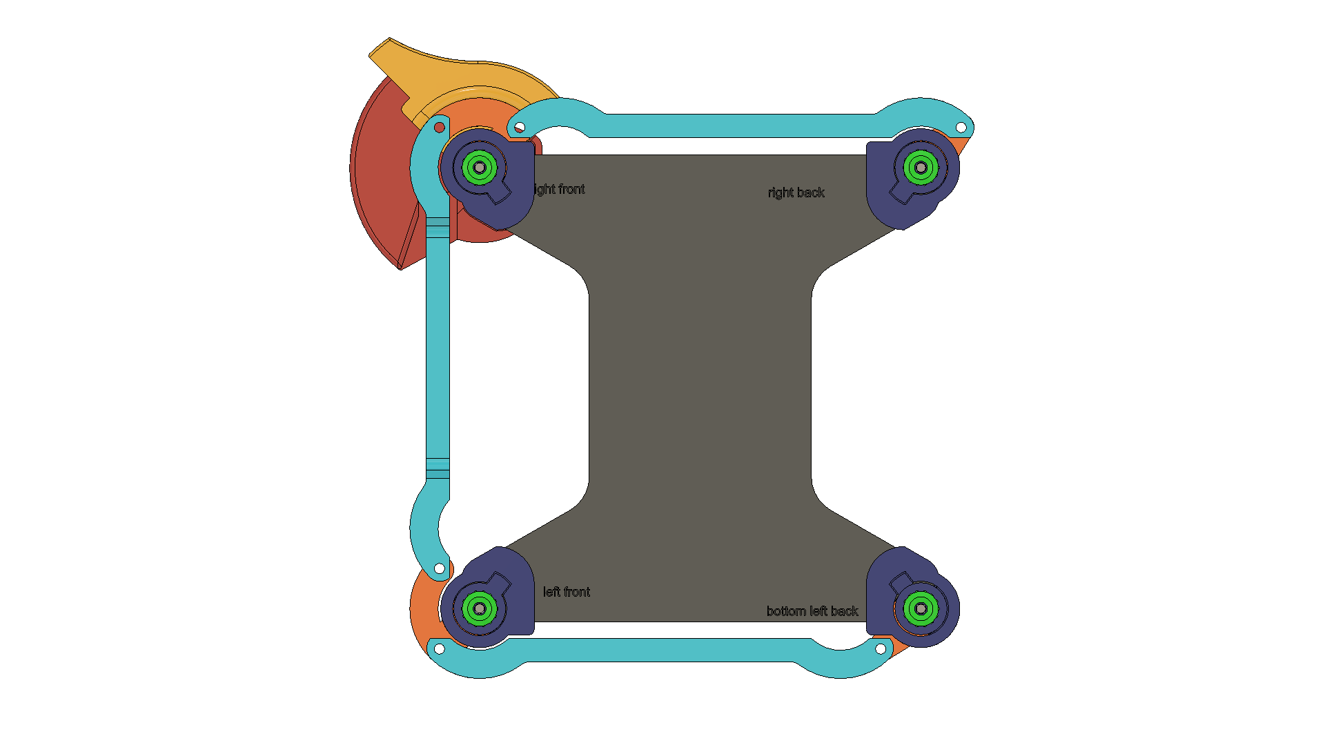 Download free STL file adjustable build plate for 3d printer • 3D ...