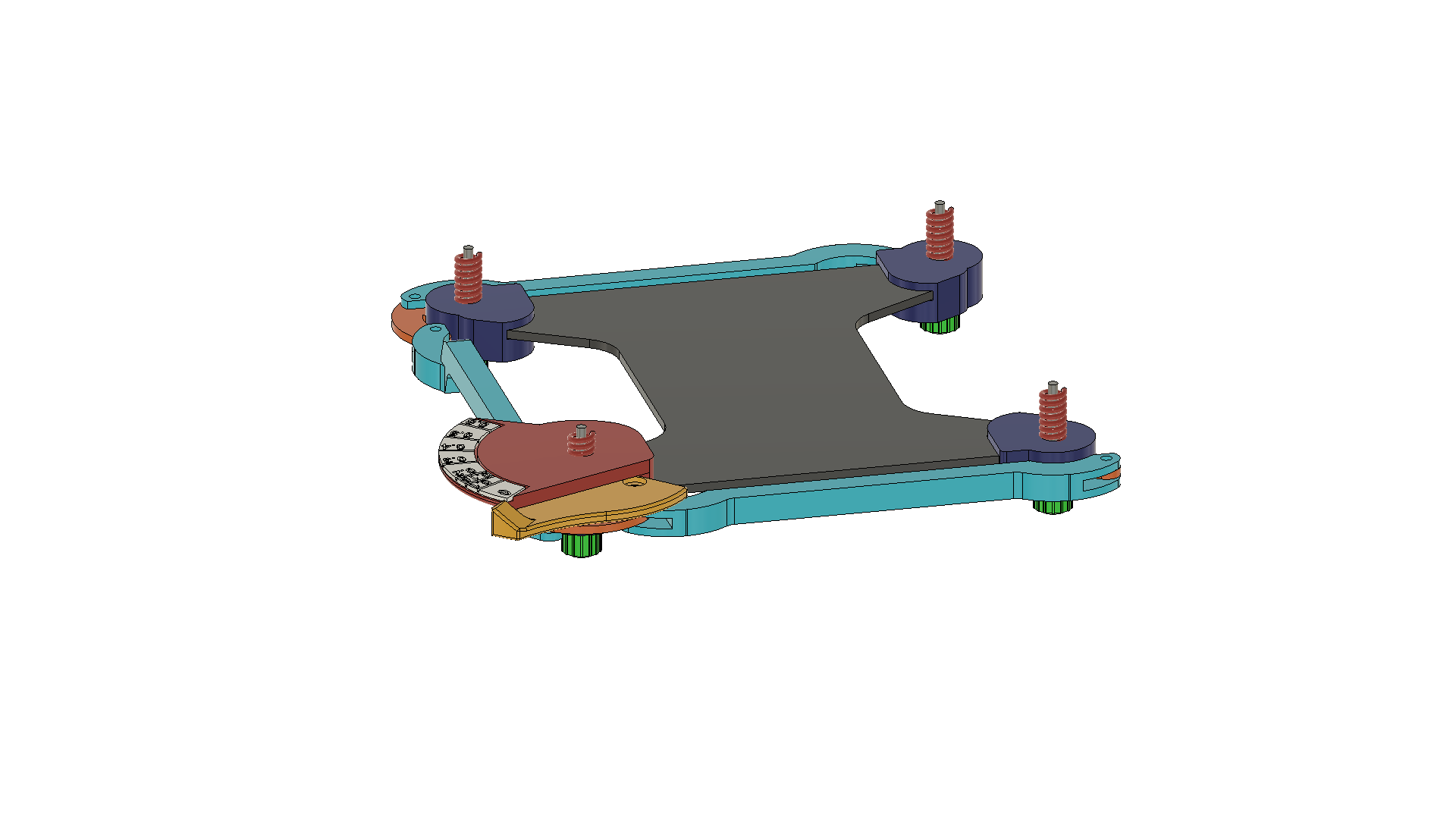 Download free STL file adjustable build plate for 3d printer • 3D ...