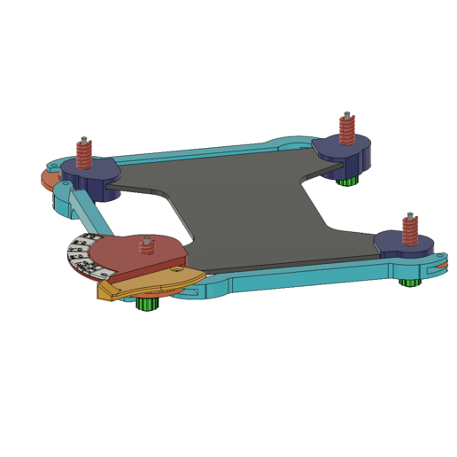Download free STL file adjustable build plate for 3d printer • 3D ...