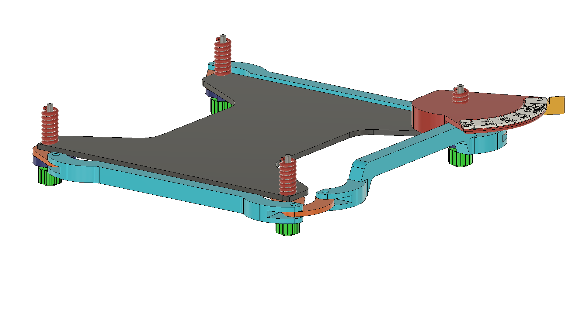 Download free STL file adjustable build plate for 3d printer • 3D ...
