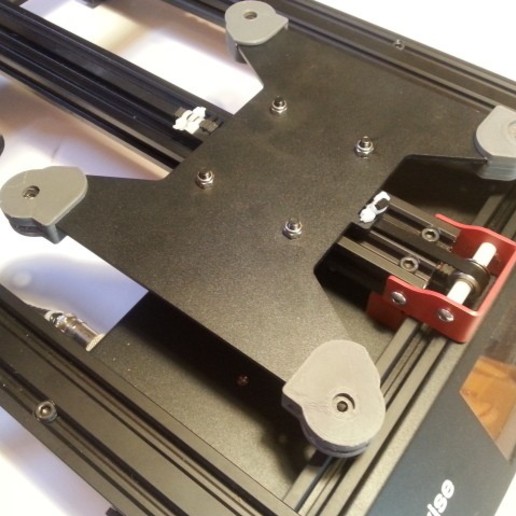 Download free STL file adjustable build plate for 3d printer • 3D ...