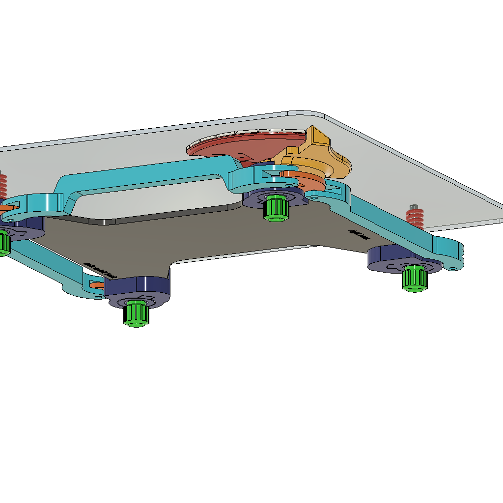 Download free STL file adjustable build plate for 3d printer • 3D ...