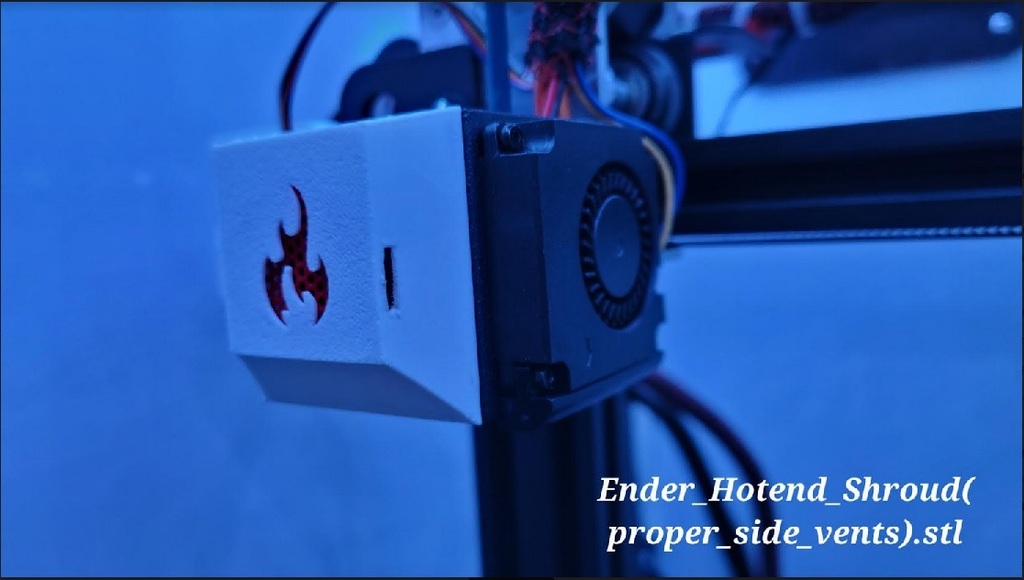 Fichier 3D gratuit Ender3 Hotend Shroud・Design pour imprimante 3D à télécharger・Cults