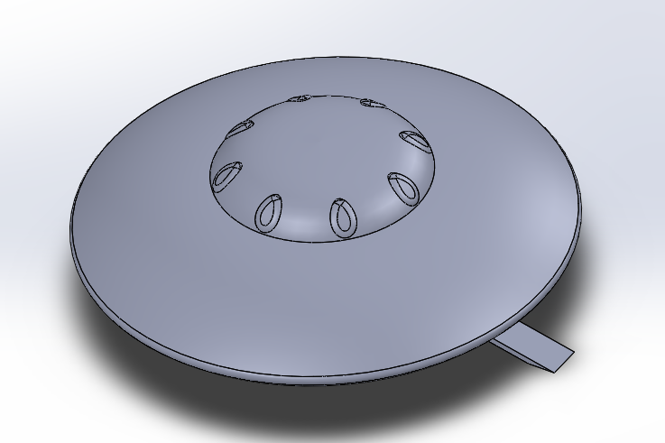 Free STL file Flying saucer・Object to download and to 3D print・Cults