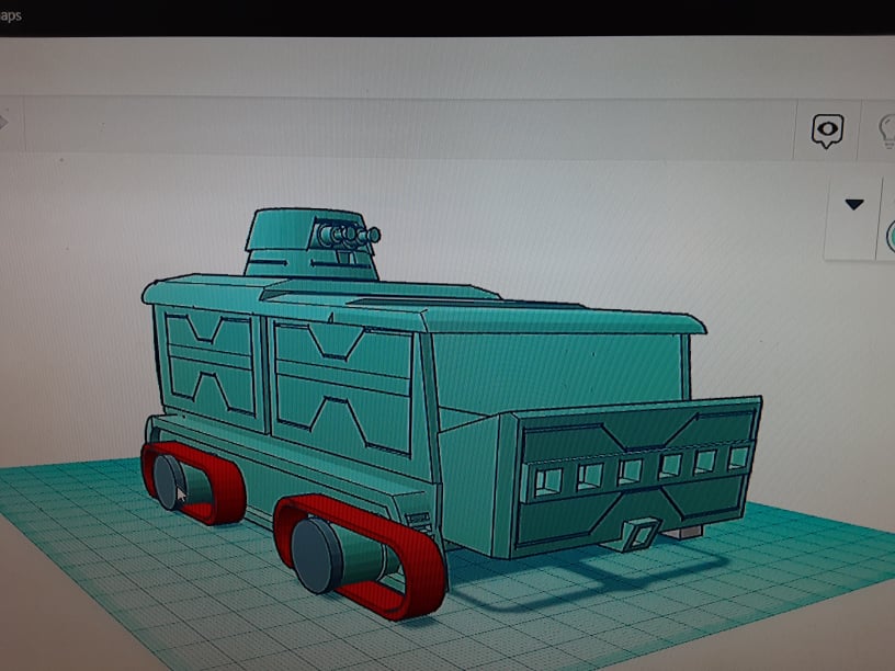 STL file ATTACK TRACK HEMAN MOTU 👨・Model to download and 3D print・Cults