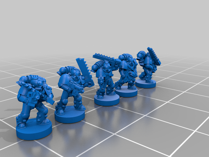 Free STL file Mark Five Heresy Troops 6-8mm (Remix) 🎲・3D printer model ...