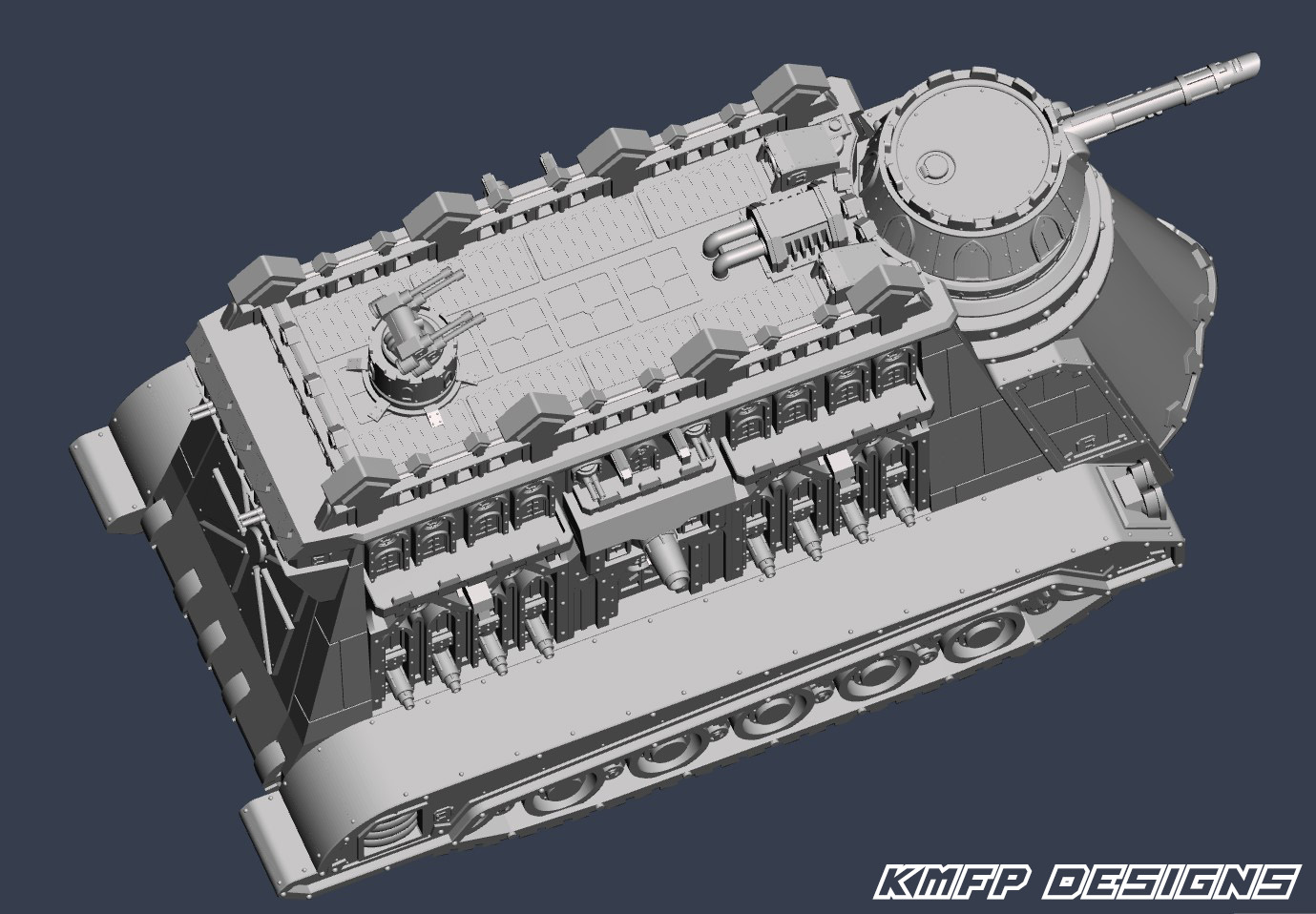 3D file Capitolis Imperial Fortress Transport (6-8mm)・Template to ...