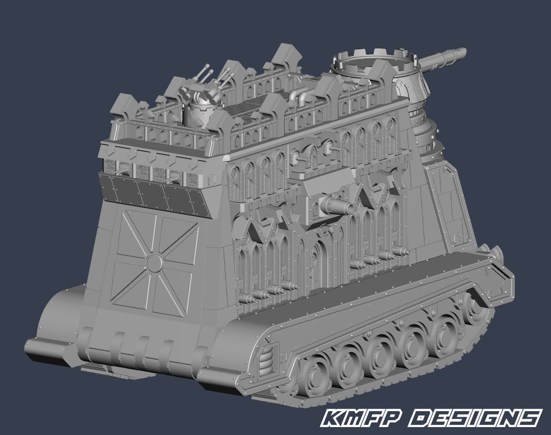 3D file Capitolis Imperial Fortress Transport (6-8mm)・Template to ...