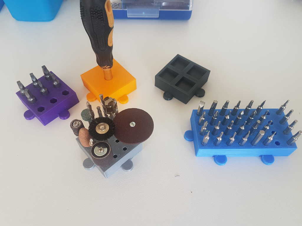 Free STL file Completely customizable modular bit holder・3D printing ...