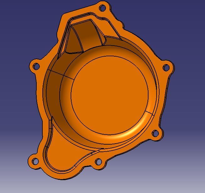 STL file Ignition cover KTM Husqvarna 125 150 SX TC 2016-2020・3D print ...