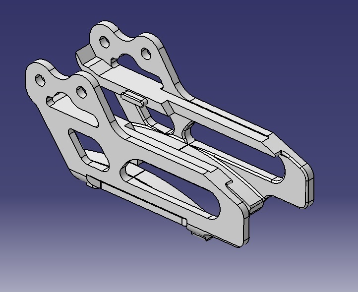 STL file Straight chain guide Yamaha YZ - YZF・3D printer design to ...