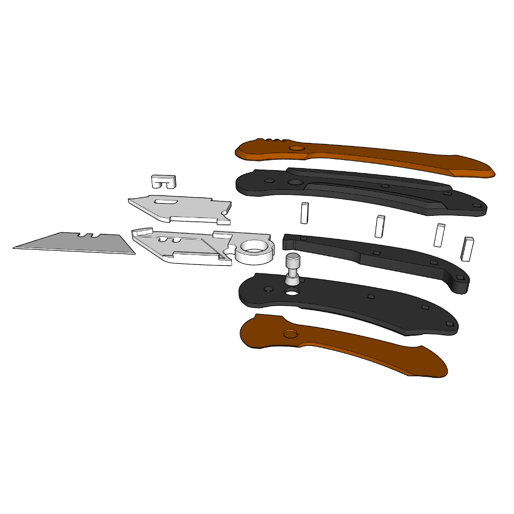 STL file Utility Knife・Design to download and 3D print・Cults