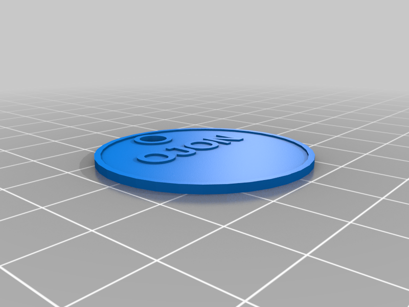 Free STL file My CustoOJONmized Round Dog Tag 🐕・3D printable model to ...