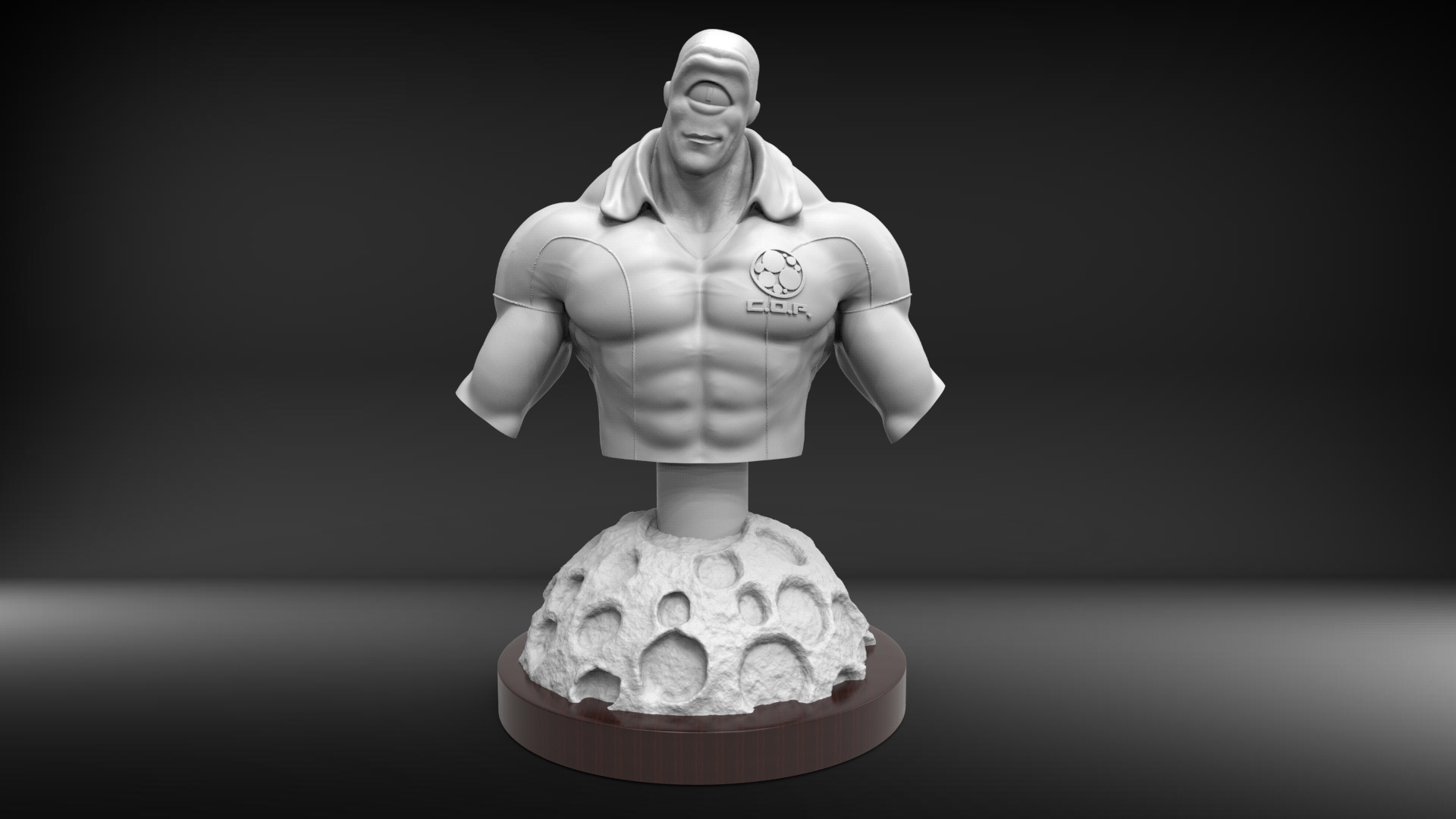 STL file Allen The alien Bust Invincible series・3D printable model to ...