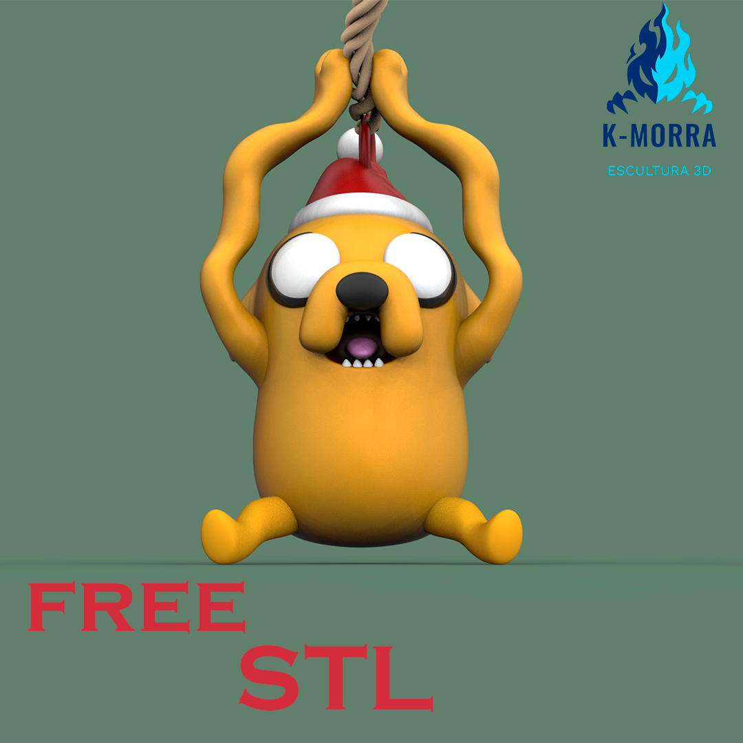 Free STL file Jake Adventure Time Ornament・Object to download and to 3D ...