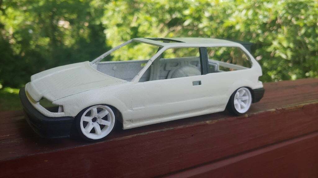 Free OBJ file Honda Civic EF・3D print object to download・Cults