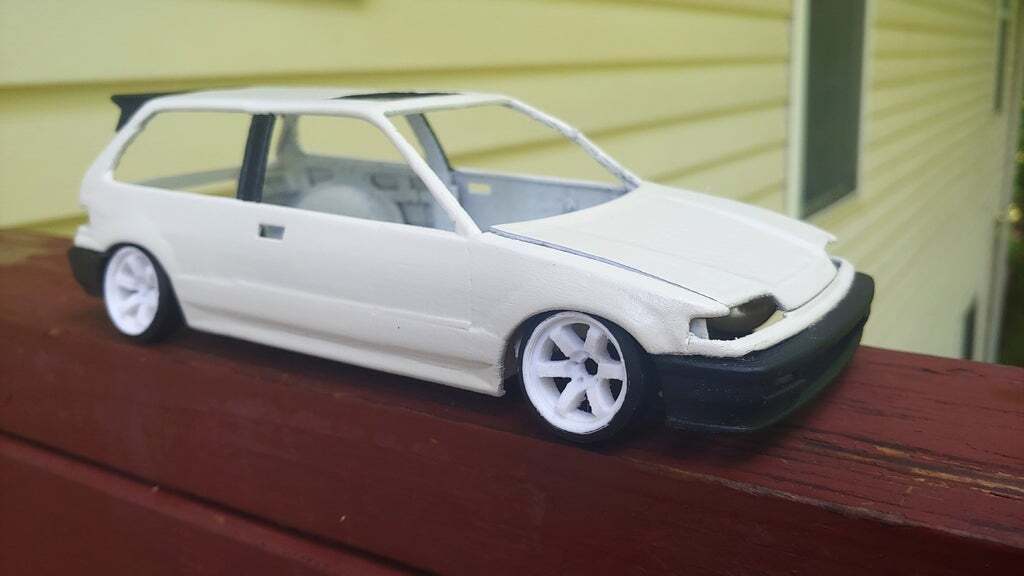 Free OBJ file Honda Civic EF 🚗・3D print object to download・Cults
