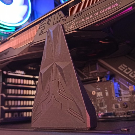 Download STL file GPU Holder (Graphics Card Support) • 3D printer ...