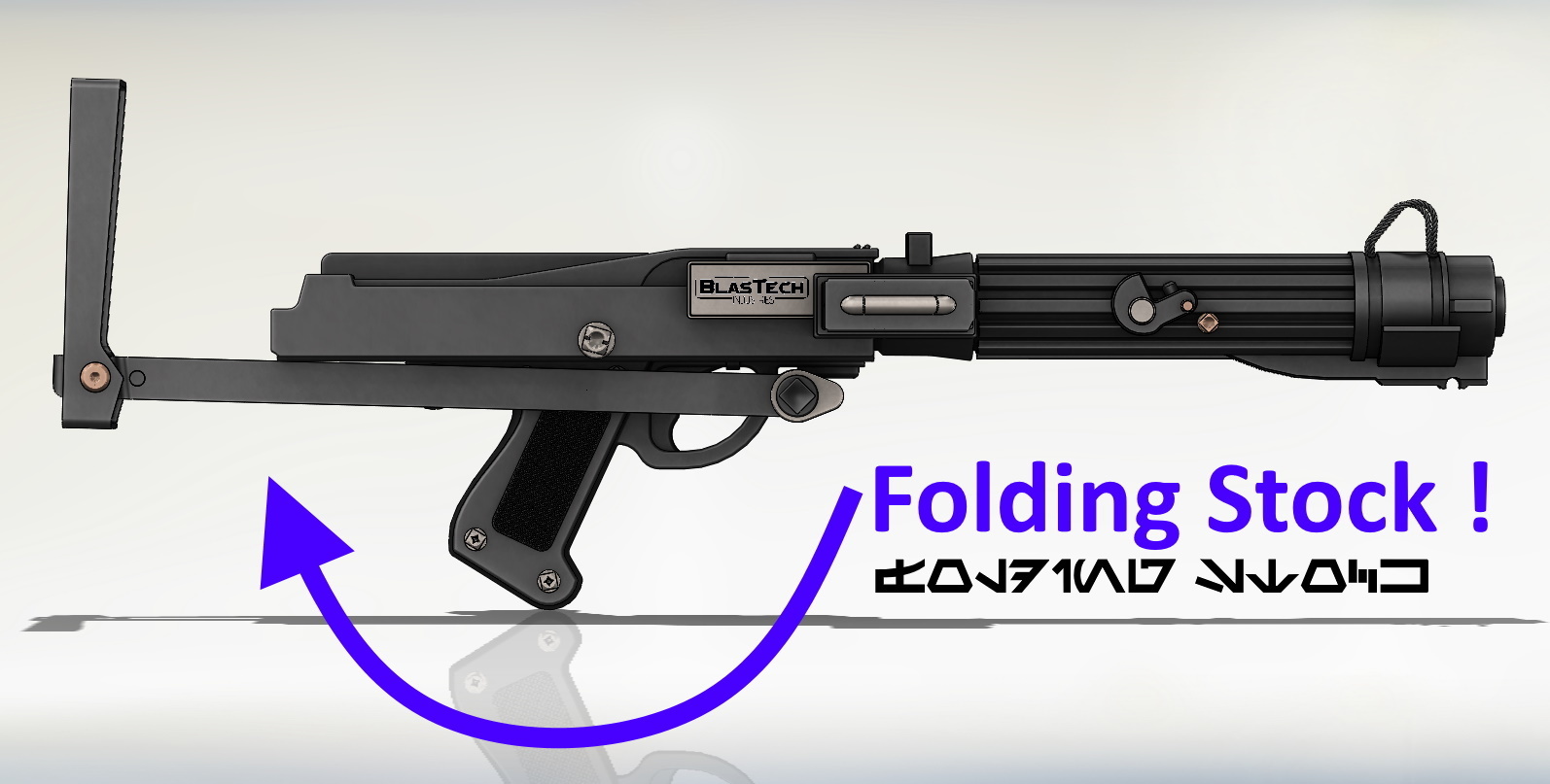 Download 3MF file S.W. DC-15s Blaster Carbine (Movie Realistic ...