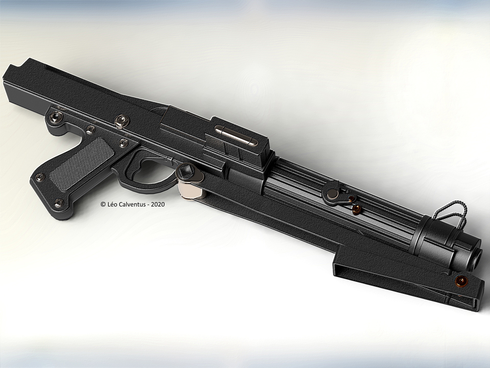 Télécharger fichier 3MF S.W. DC-15s Blaster Carbine (Movie Realistic ...