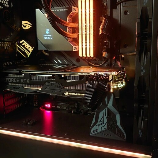 3D printed GPU Holder (Graphics Card Support) ・ Cults