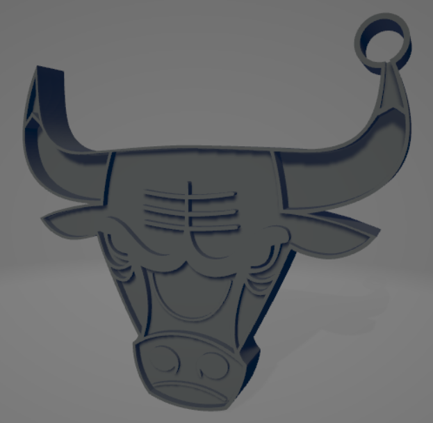 Archivo STL Llavero Chicago Bulls・Idea de impresión 3D para descargar・Cults