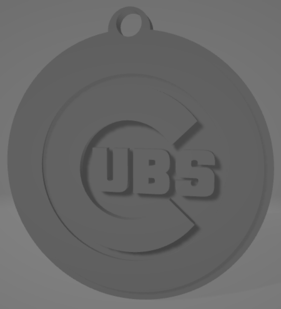 STL file Chicago Cubs keychain 🗝️・3D printer model to download・Cults