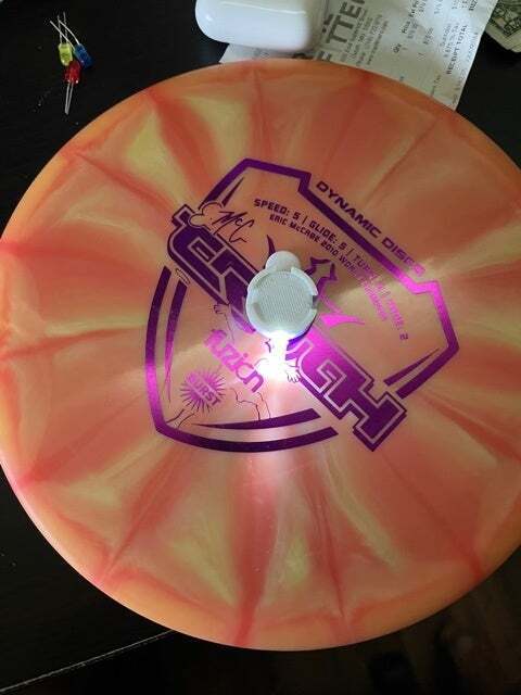 Free STL file Disc Golf LED and Battery Holder・3D print design to ...