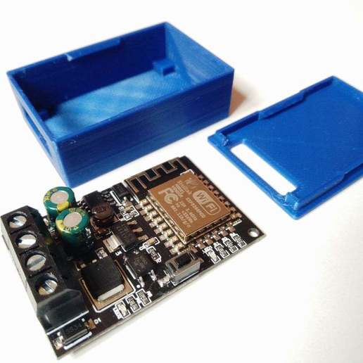 Download free STL file Snapfit Enclosure for ESP8266 Sinilink XY-WFMS ...