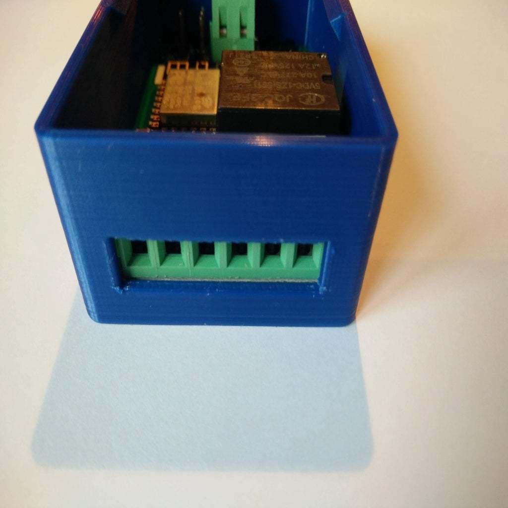 Free STL file Snapfit Enclosure for ESP8266 Yunshan/Wemos Relay Module ...