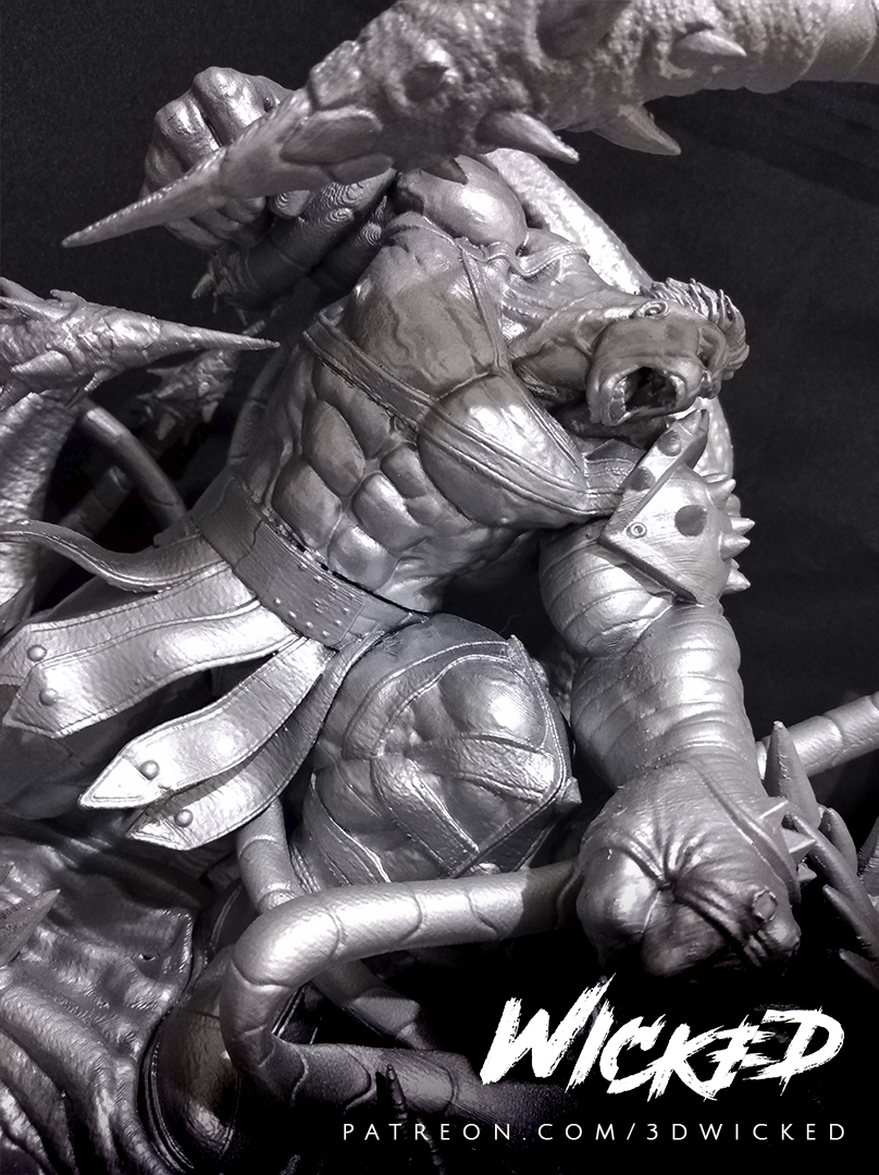 Descargar archivo STL gratis Escultura 3d de Wicked Marvel Hulk ...