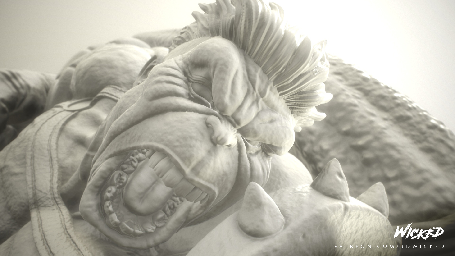 Free STL file Wicked Marvel Hulk 3d Sculpture: Avengers STL ready for ...