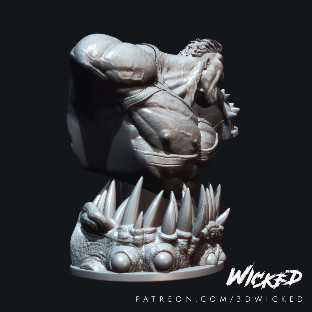 Free STL file Wicked Marvel Hulk 3d Bust: Avengers STL ready for ...