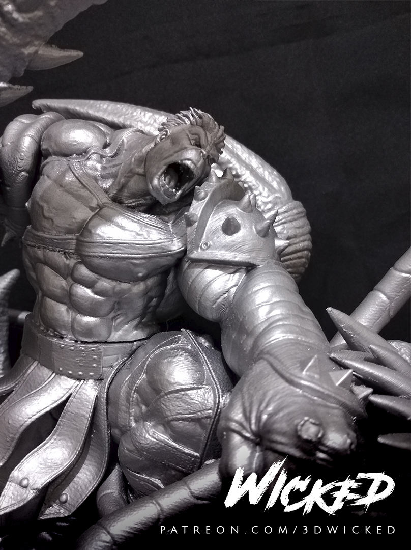 Free STL file Wicked Marvel Hulk 3d Sculpture: Avengers STL ready for ...