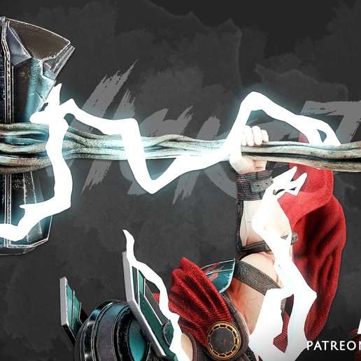 Download STL file Wicked Marvel Thor Ragnarok 3d Sculpture: Avengers ...