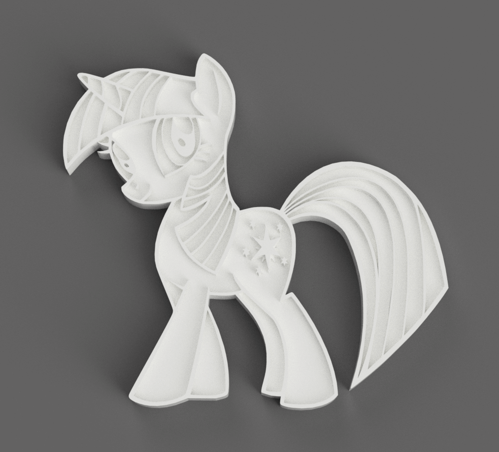 Free STL file Twilight Sparkle 🎲・3D printing design to download・Cults
