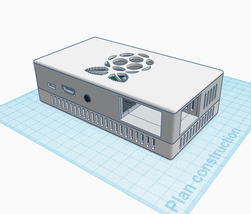 Archivo STL gratuito Caja para servidor Raspberry Pi・Objeto para ...