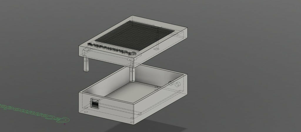 Free STL file AMIGA_MEANWELL RT-65B_PSU_ENCLOSURE >>BETA