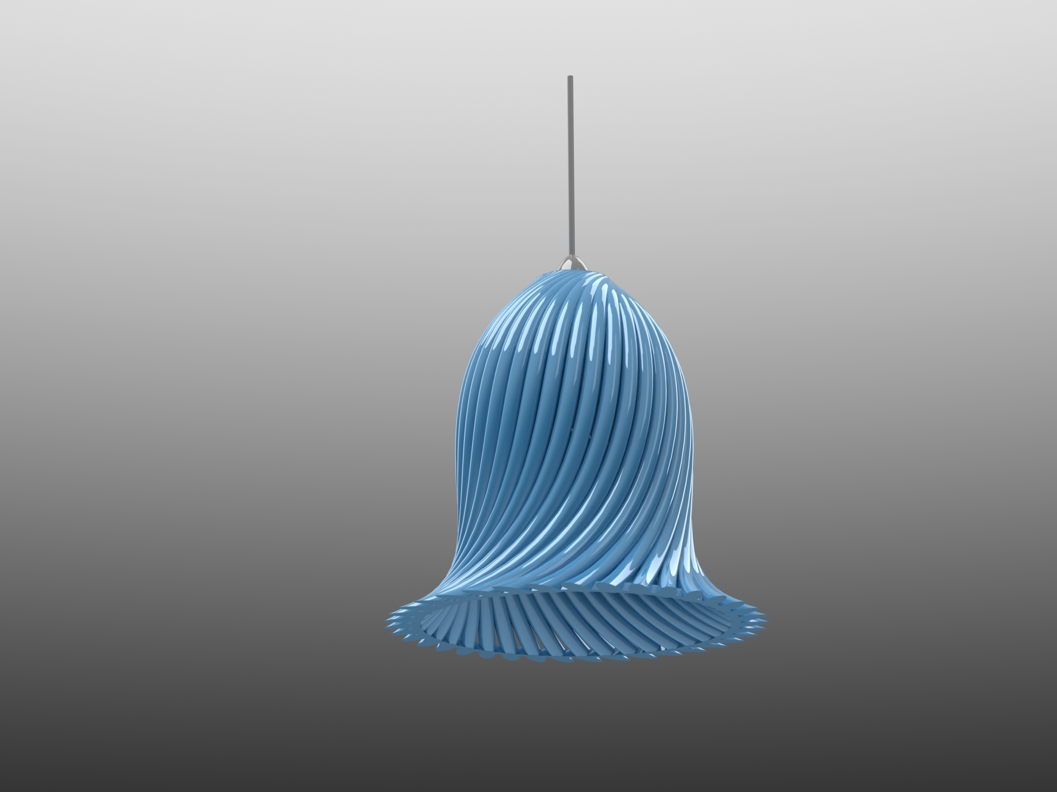 STL file Hanging Spiral Lamp・3D printer design to download・Cults